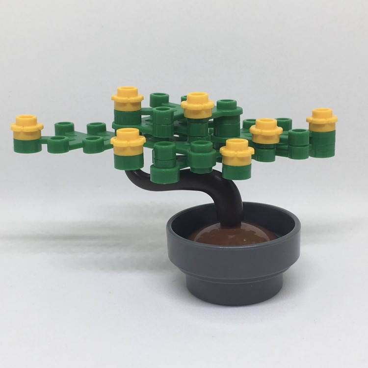 LEGO IDEAS - Mini Bonsai Trees - Yellow Blossom Bonsai