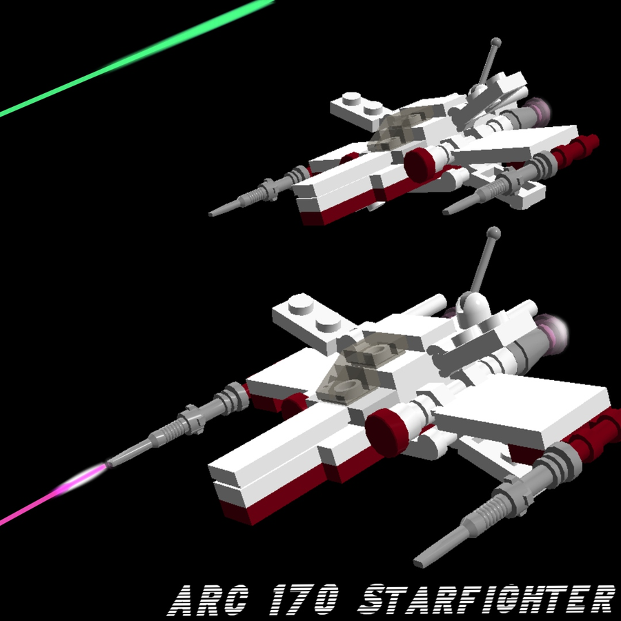 LEGO IDEAS - Mini Scale Star Wars Fleet! - ARC 170 Starfighter