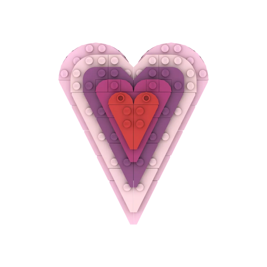 LEGO IDEAS - Build a Heart, Share the Love! - Hearts in Hearts