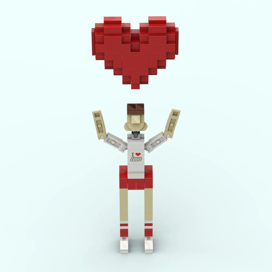 LEGO IDEAS - Build a Heart, Share the Love! - I ️ Lego