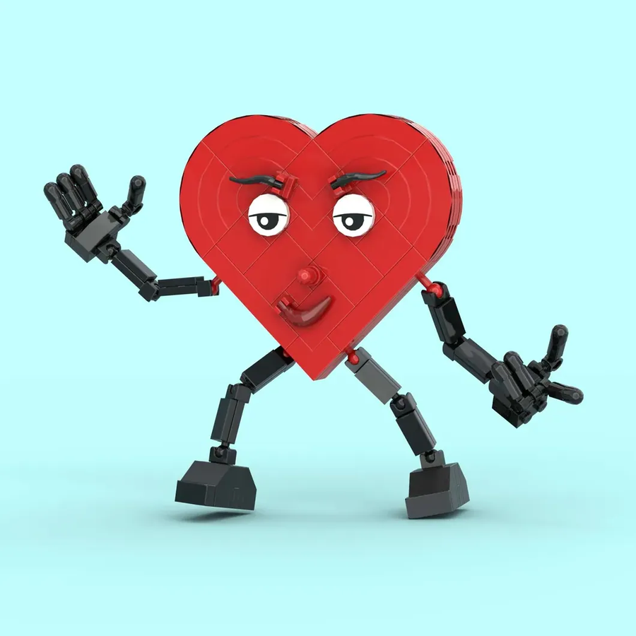 LEGO IDEAS - Build a heart! Share the joy - Basic Man Heart