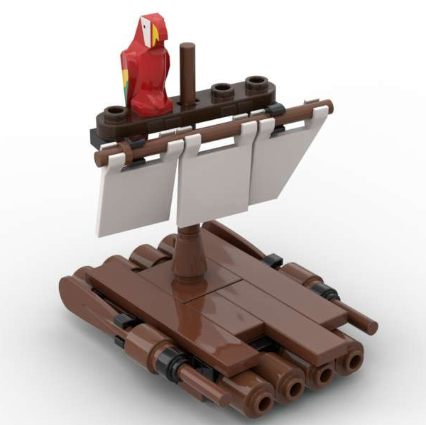 LEGO IDEAS - Coasting on the waves - Pirate Raft
