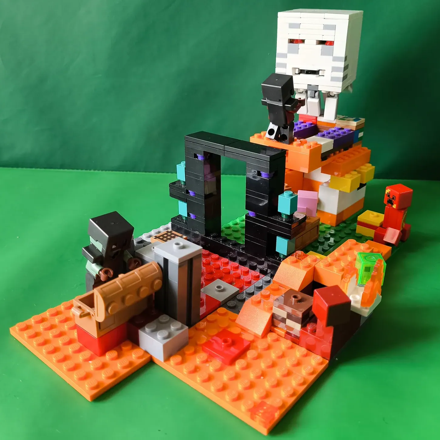 LEGO IDEAS - ⚒️ Build your Minecraft memories! - Nether vs. Reality