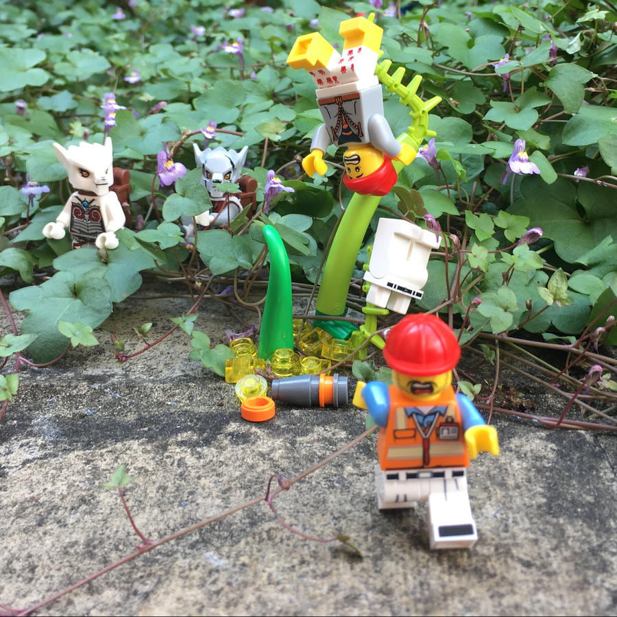 LEGO IDEAS - Bring your Minifigure on holiday! - Weed monster