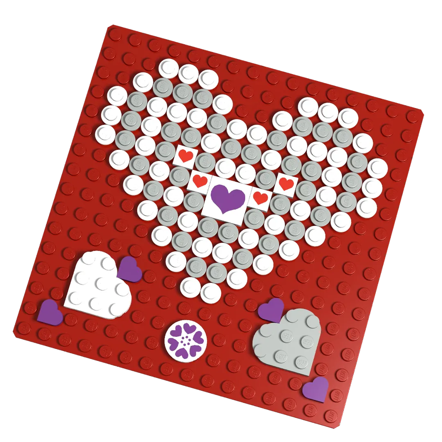 LEGO IDEAS - Build a Heart, Share the Love! - Heart With Love