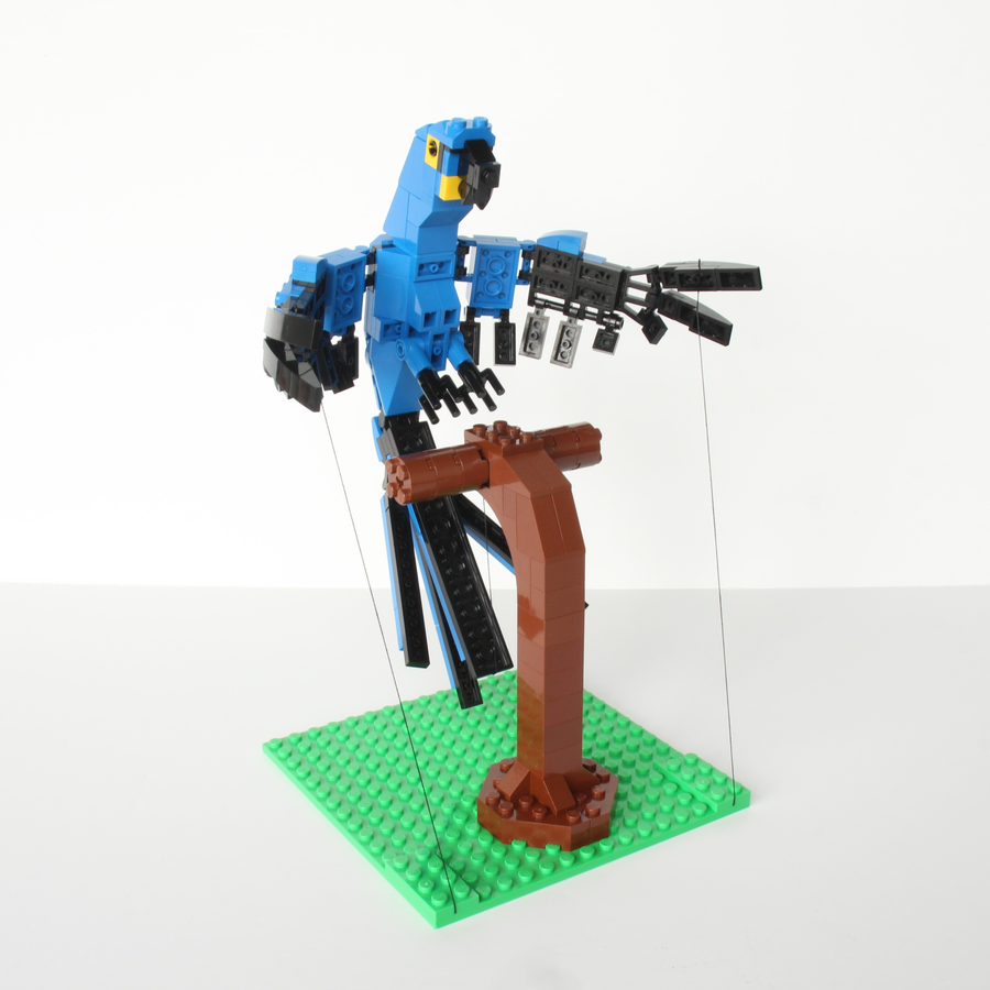 LEGO IDEAS - Can you Tensegrity? - Hyacinth Macaw
