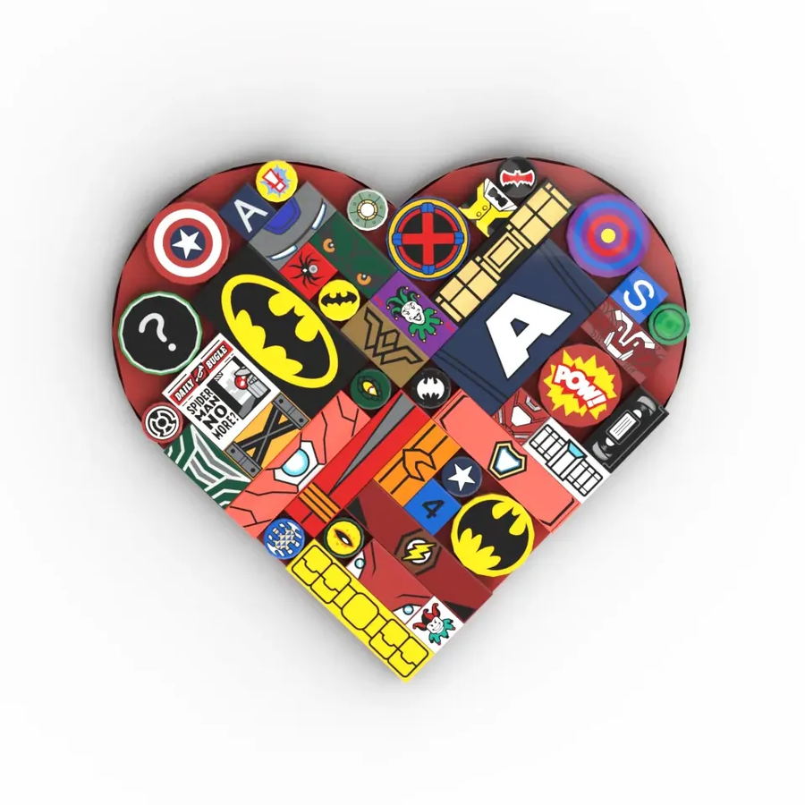 LEGO IDEAS - Build a Heart, Share the Love! - Comic Book Heart