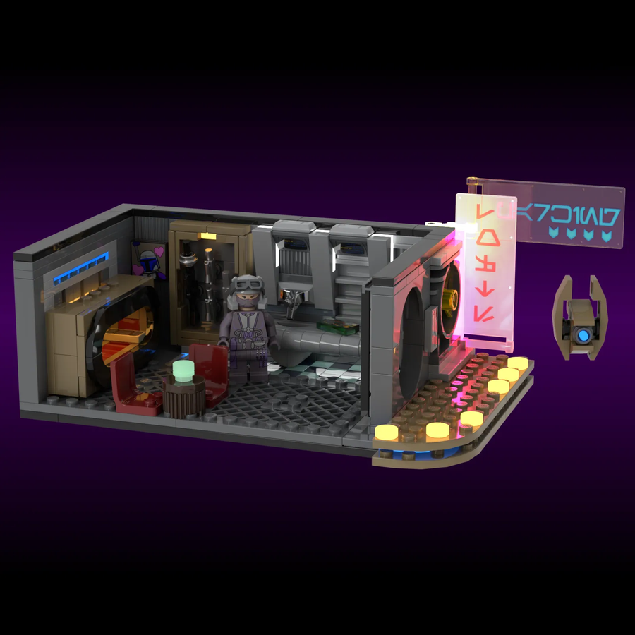 LEGO IDEAS - Build a Bounty Hunter Hangout - Zam Wesell's Coruscant ...