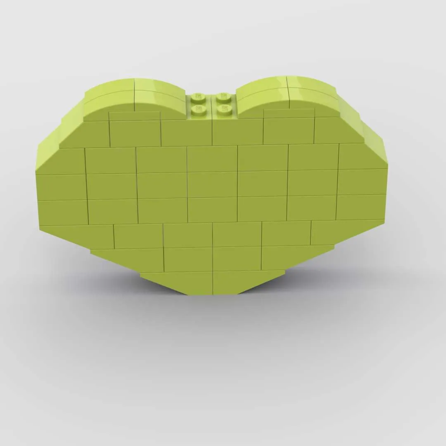 LEGO IDEAS - Build a Heart, Share the Love! - Green Heart