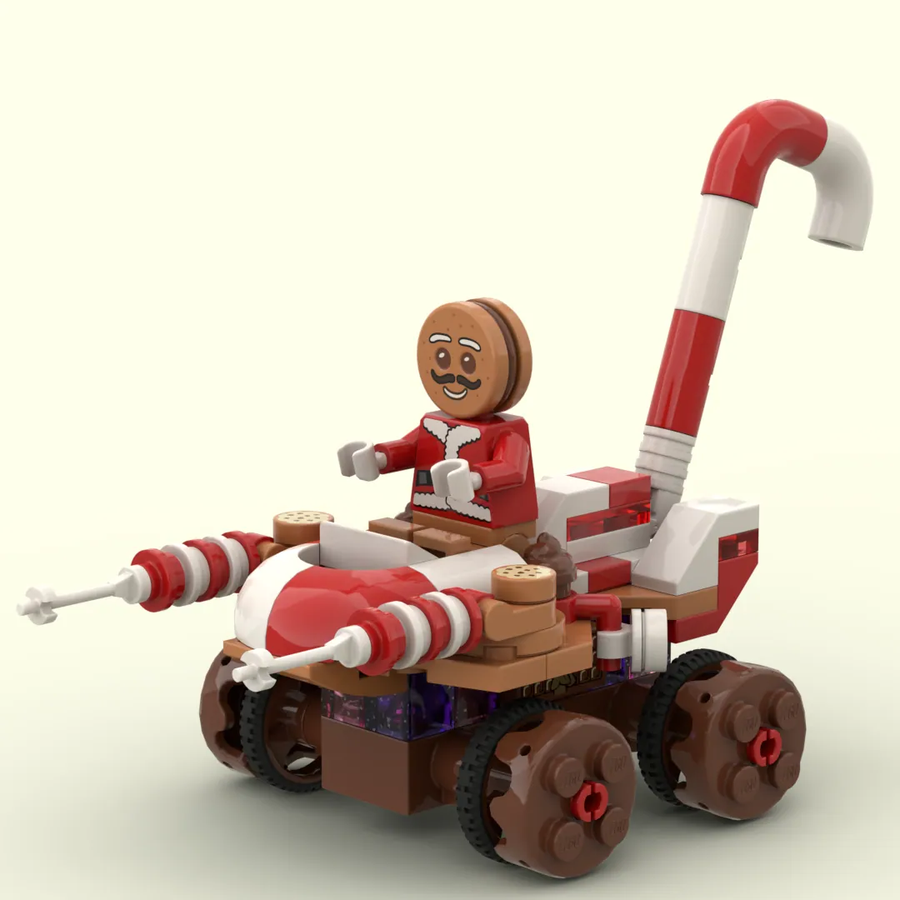 LEGO IDEAS - Fantastical-fueled Fun activity - Candy Cane Race Car