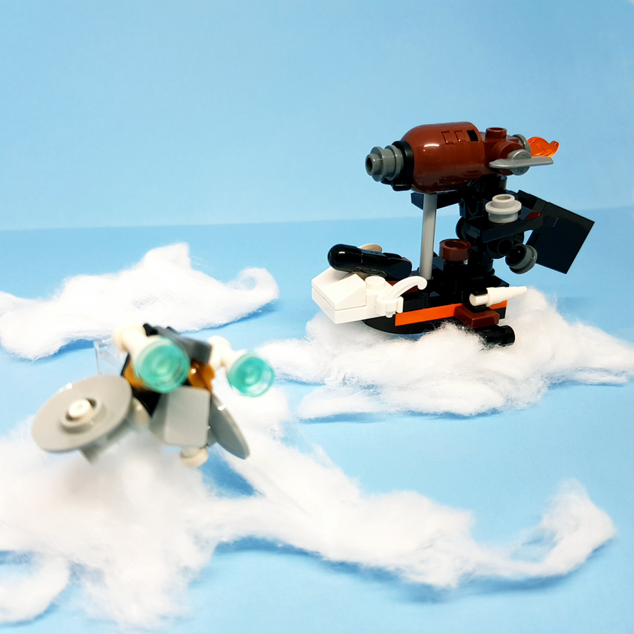 LEGO IDEAS - Micro Ninjago - Raid Zeppelin