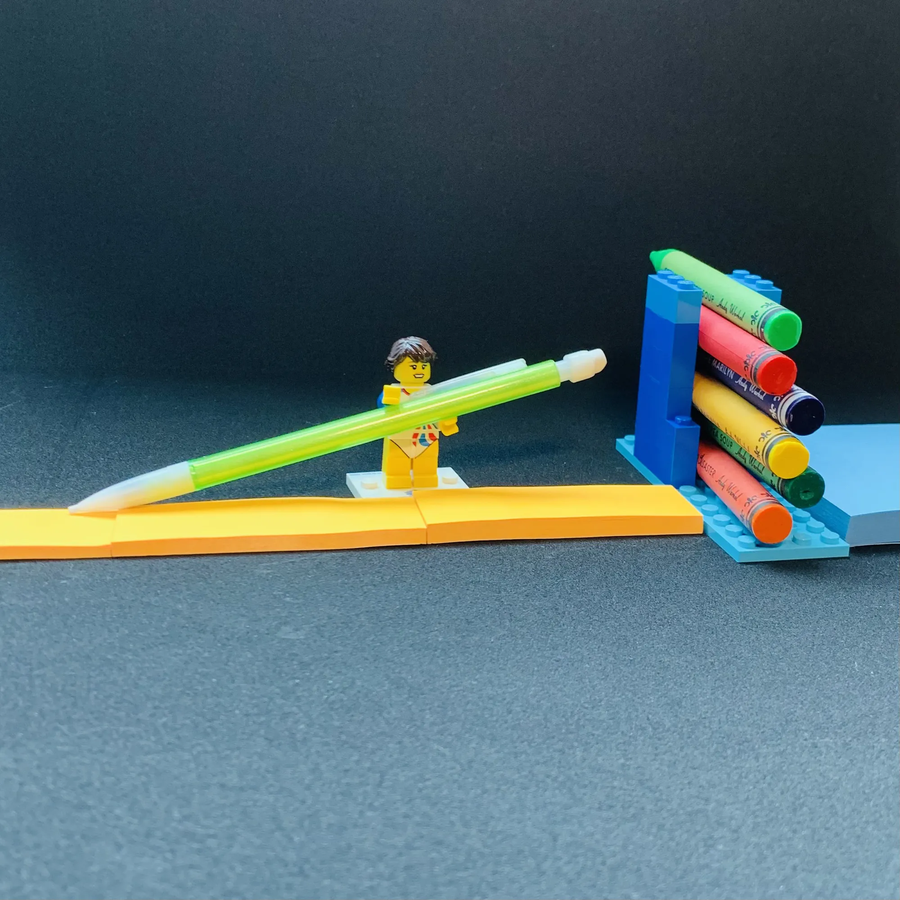 LEGO IDEAS - Daily adventures - Office Supply Pole Vaulting