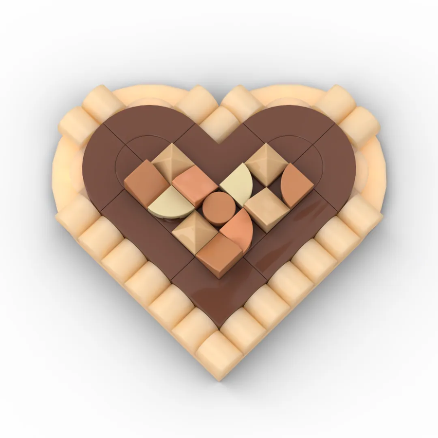 LEGO IDEAS - Build a Heart, Share the Love! - Build to Give: Chocolate ...