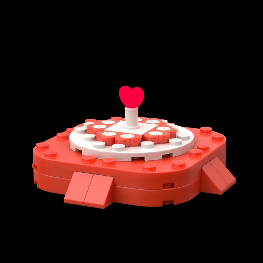 LEGO IDEAS - Build a Heart, Share the Love! - Heart-Shaped Sundial