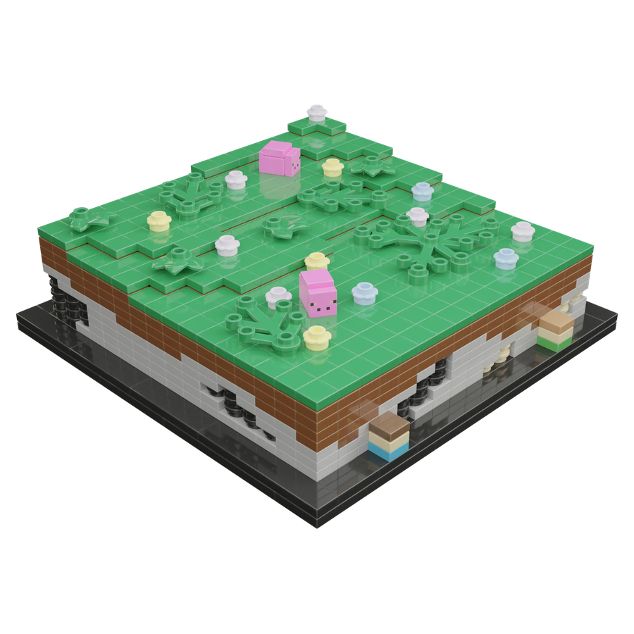 LEGO IDEAS - ⚒️ Build your Minecraft memories! - Walk on Plains - Diorama