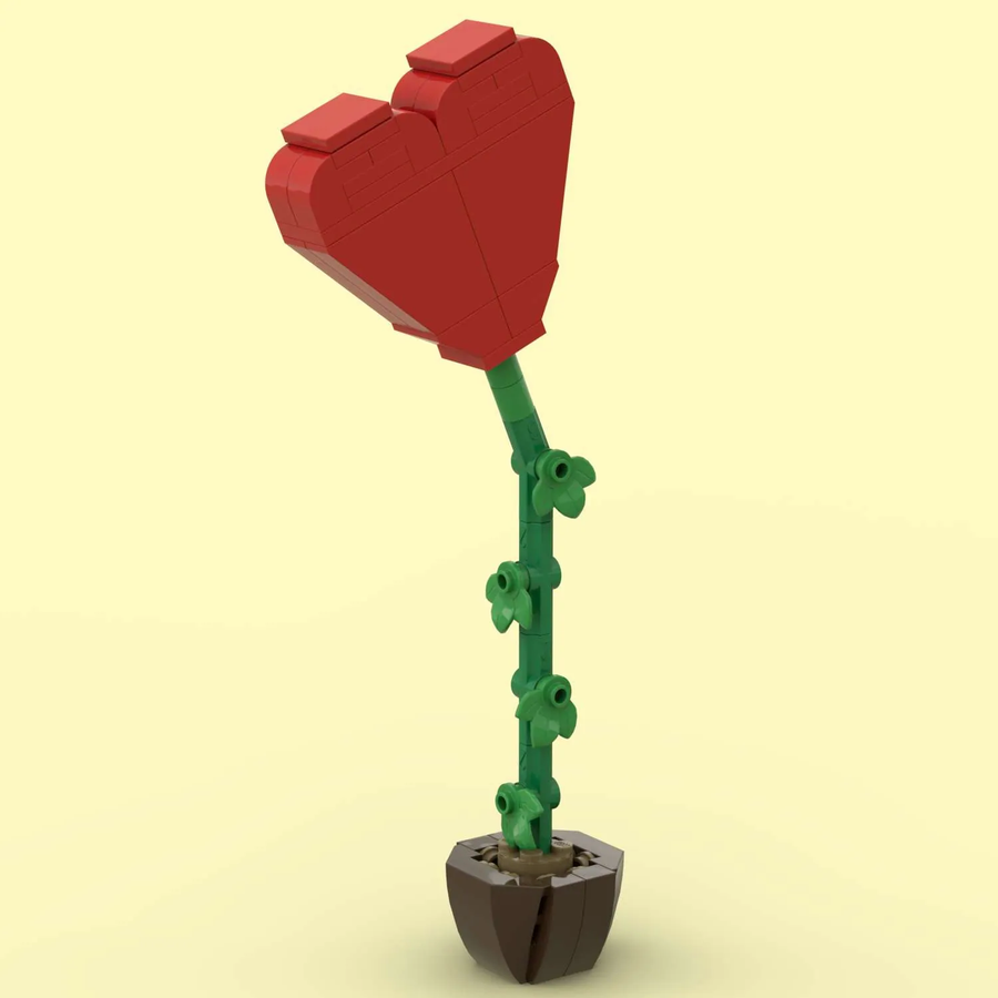 LEGO IDEAS - Build a Heart, Share the Love! - Heart Flower
