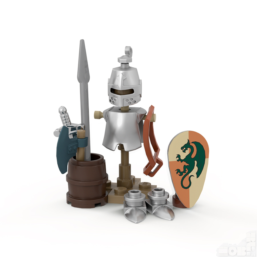 LEGO IDEAS - Mini Medieval Builds! - After the Work Is Done - The Knight