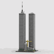 LEGO IDEAS - WTC Twin Towers & Vista International Hotel 1979