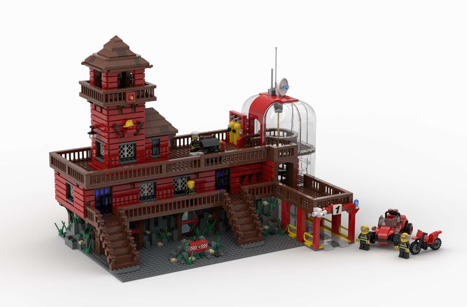 Lego Custom Fire Station