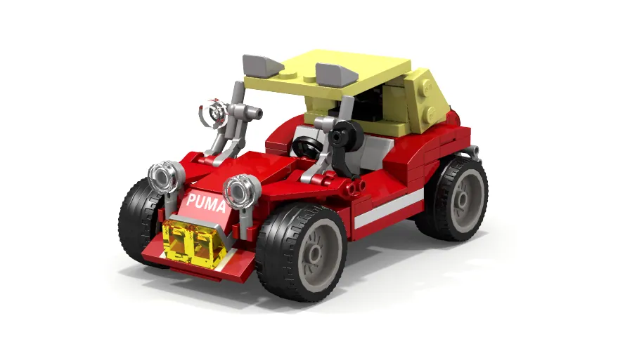 Bud Spencer & Terence Hill with Puma Dune Buggy | LEGO® Ideas