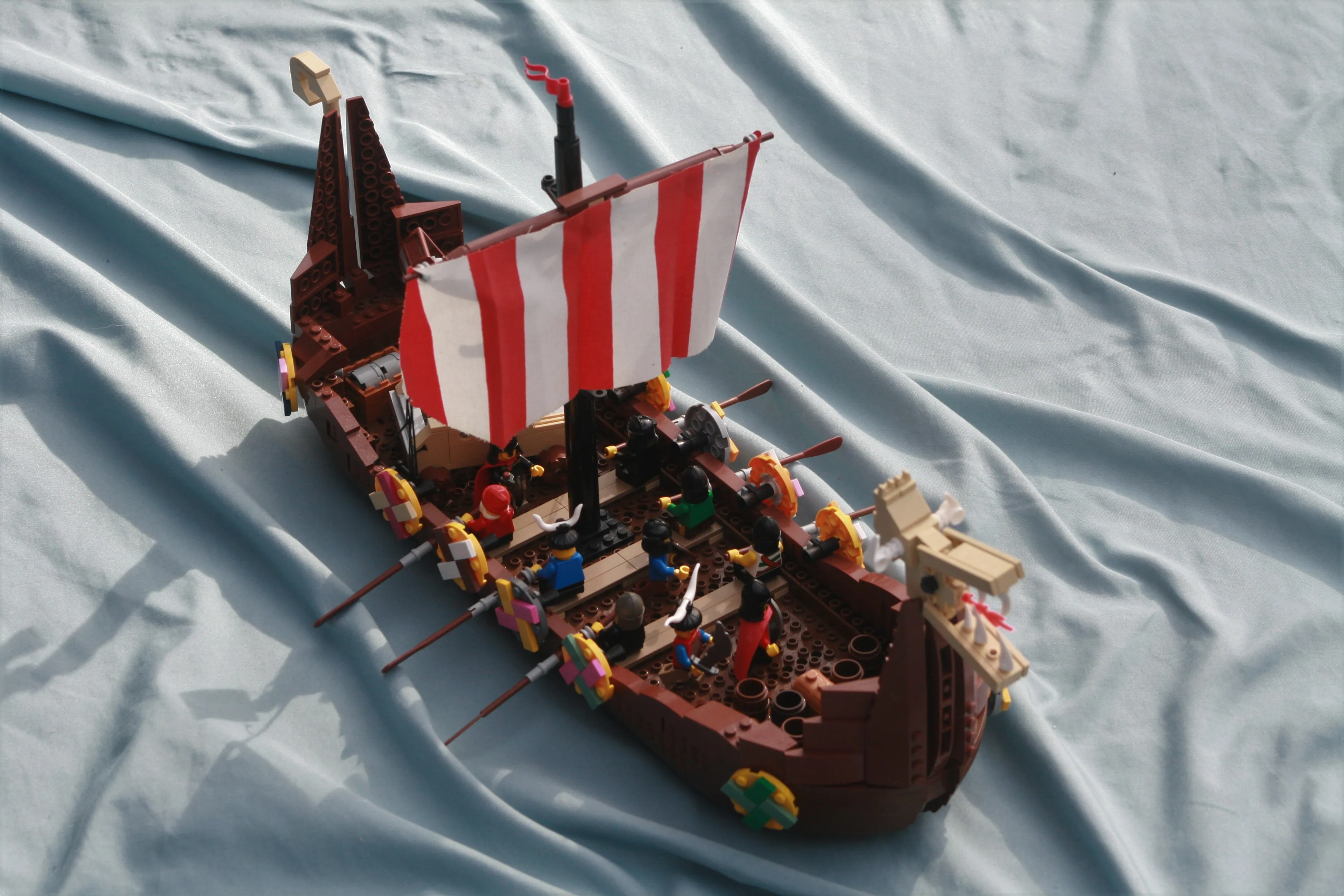 Viking Longship with Working Catapult | LEGO® Ideas