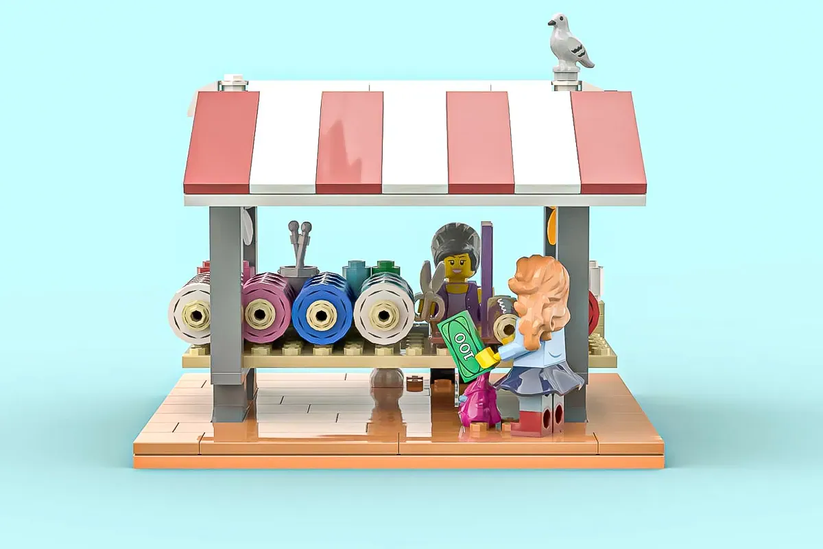 Fabric Market Stall | LEGO® Ideas