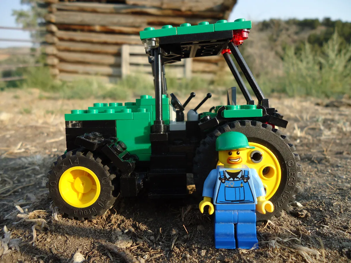 Tractor with farm impliments | LEGO® Ideas