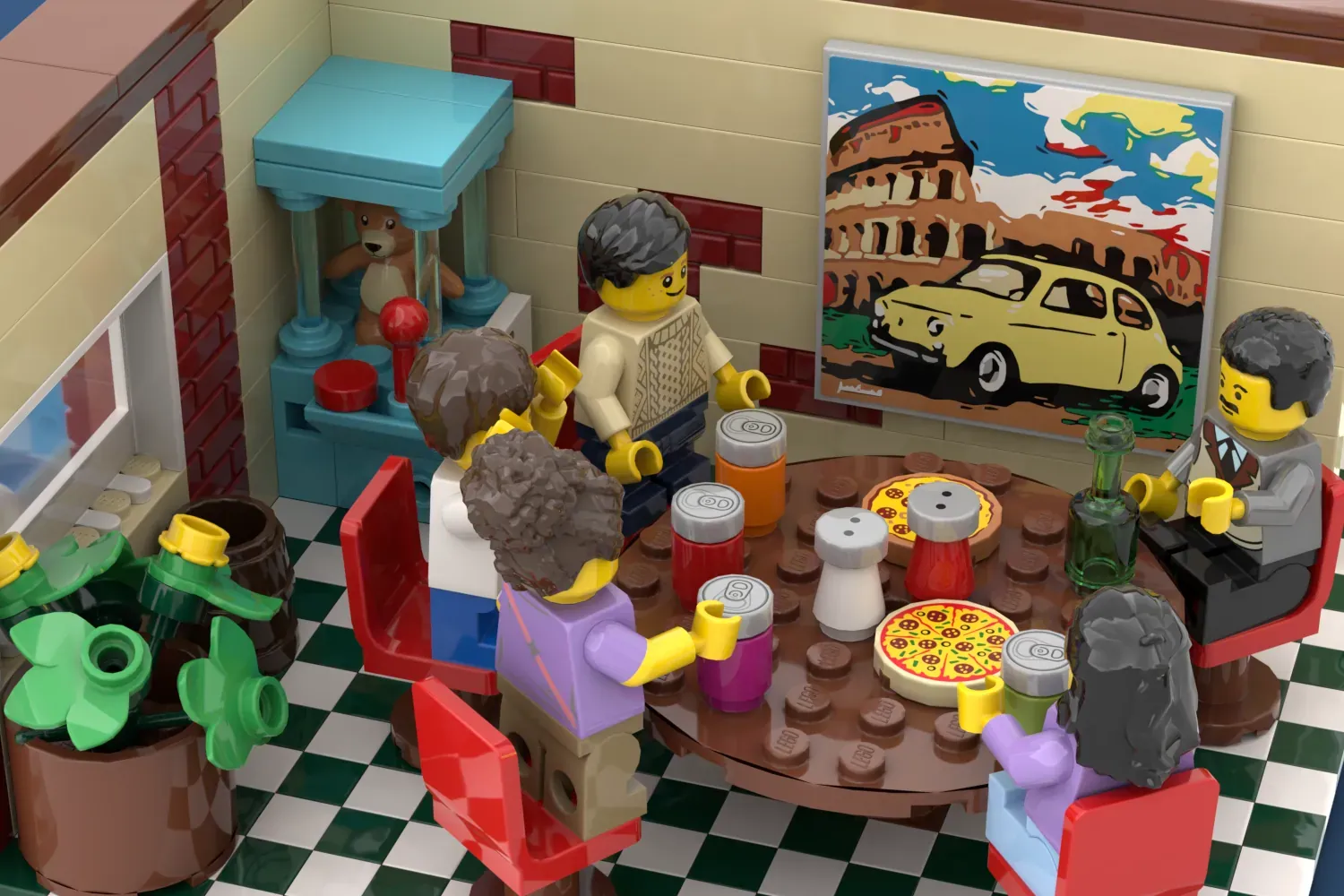 The Pizza Parlor | LEGO® Ideas