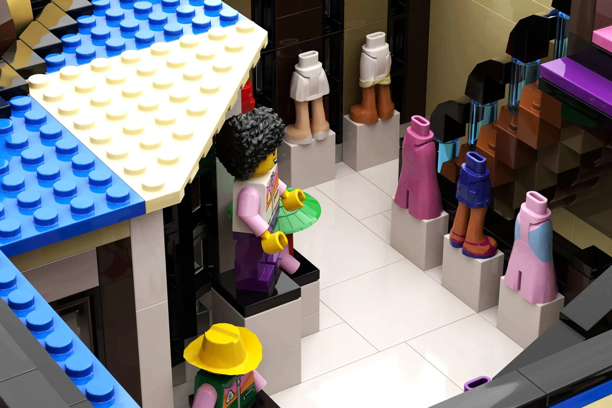 Modular Shopping Centre: The Sky Walk | LEGO® Ideas
