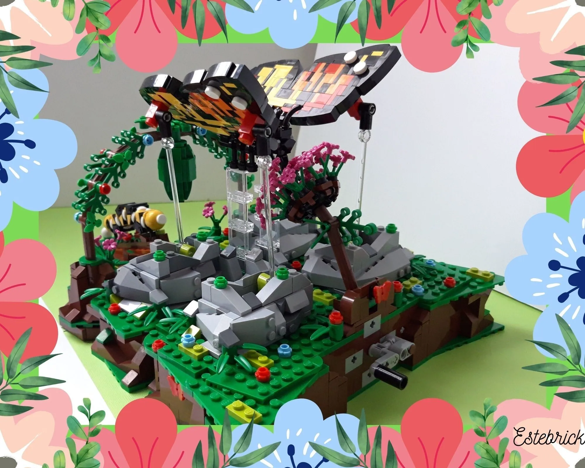 Methamorphosis of the Monarch Butterfly- With Mechanism | LEGO® Ideas