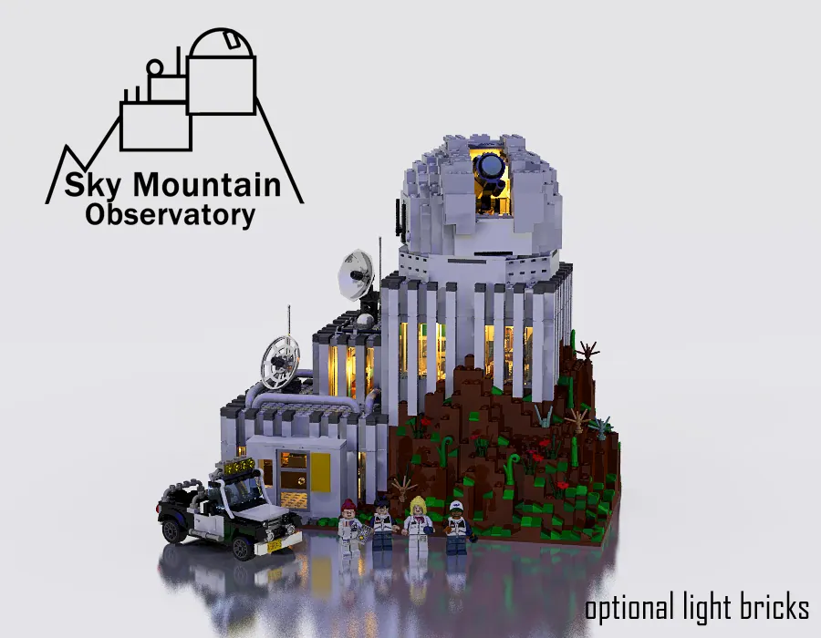Lego Observatory - Sky Mountain | LEGO® Ideas