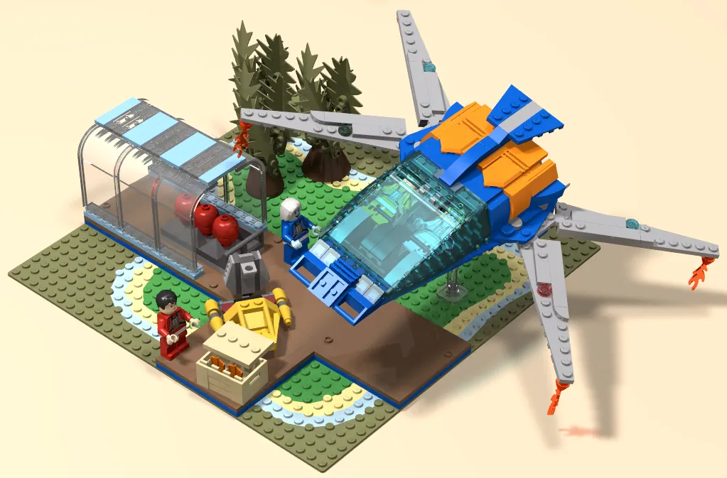 Yoko Tsuno - Geländeschweber Aus "The Titans" | LEGO® Ideas