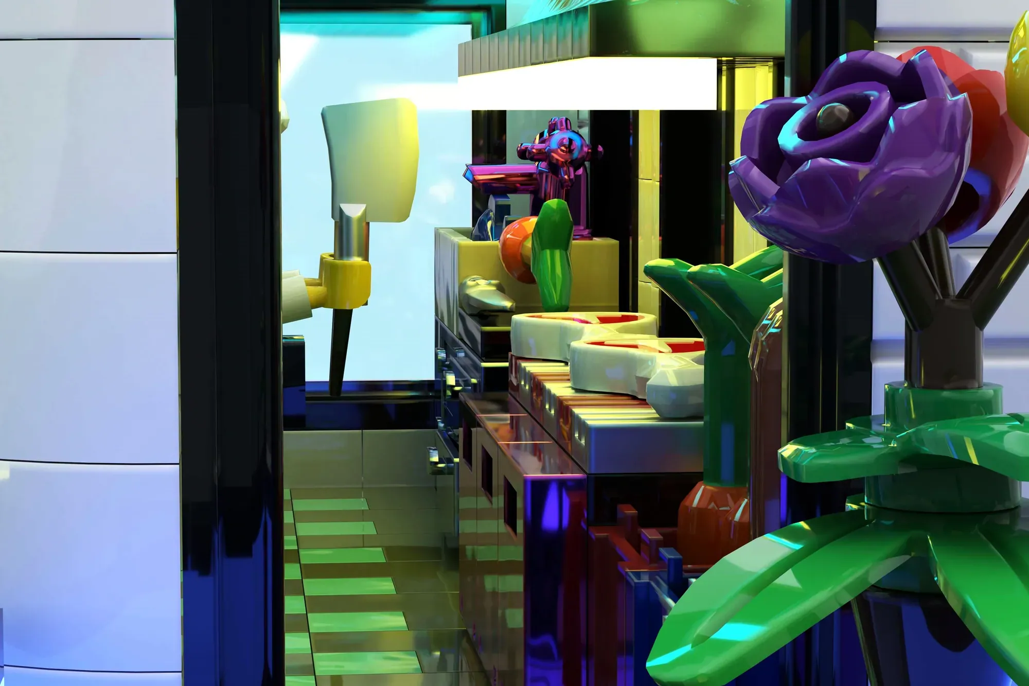 Modula Revolving Restaurant | LEGO® Ideas