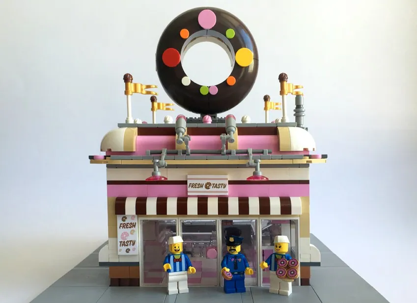 Donut Shop - Modular City Store | LEGO® Ideas