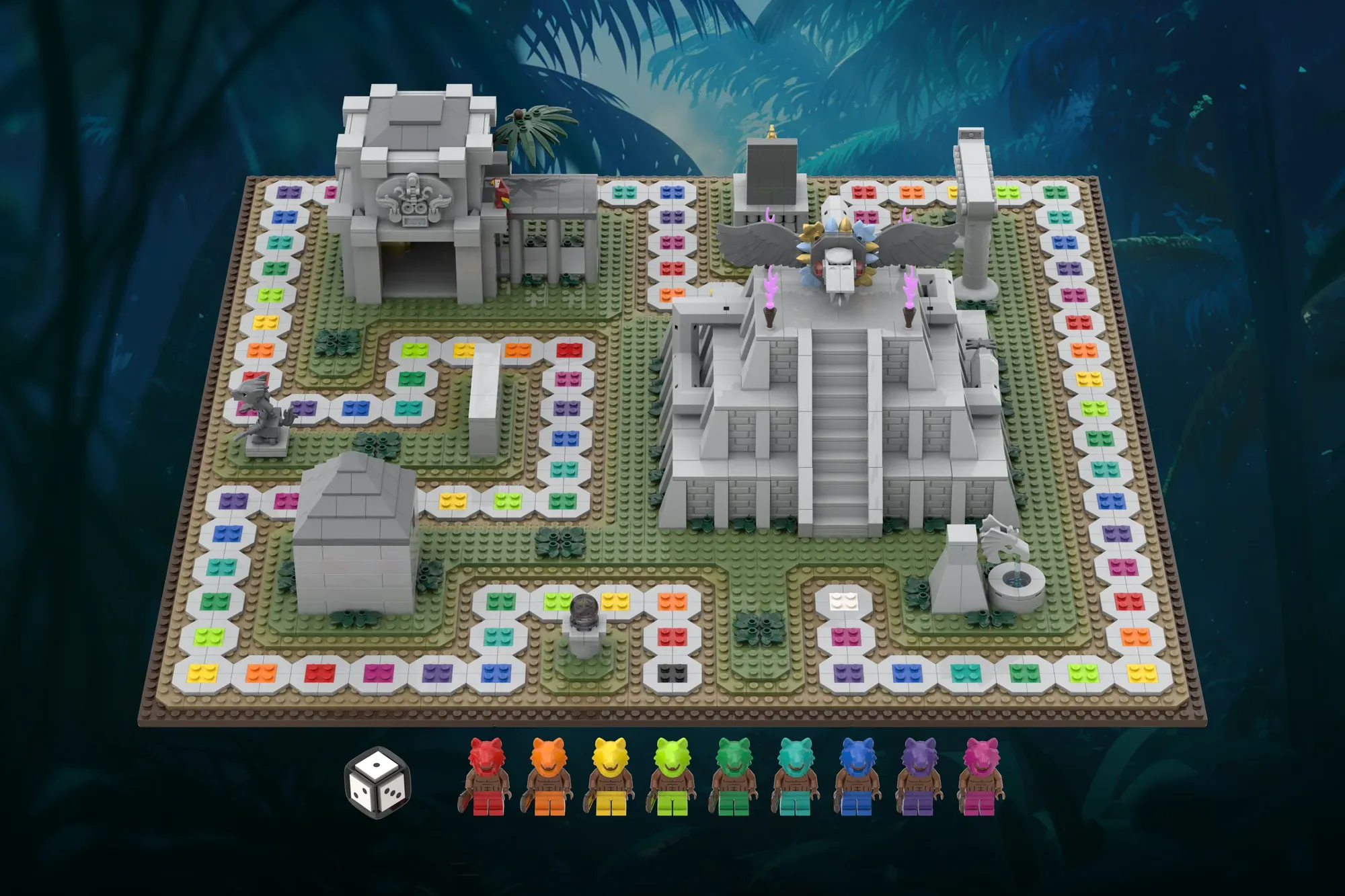 Mayan Mayhem Rainbow Race | LEGO® Ideas