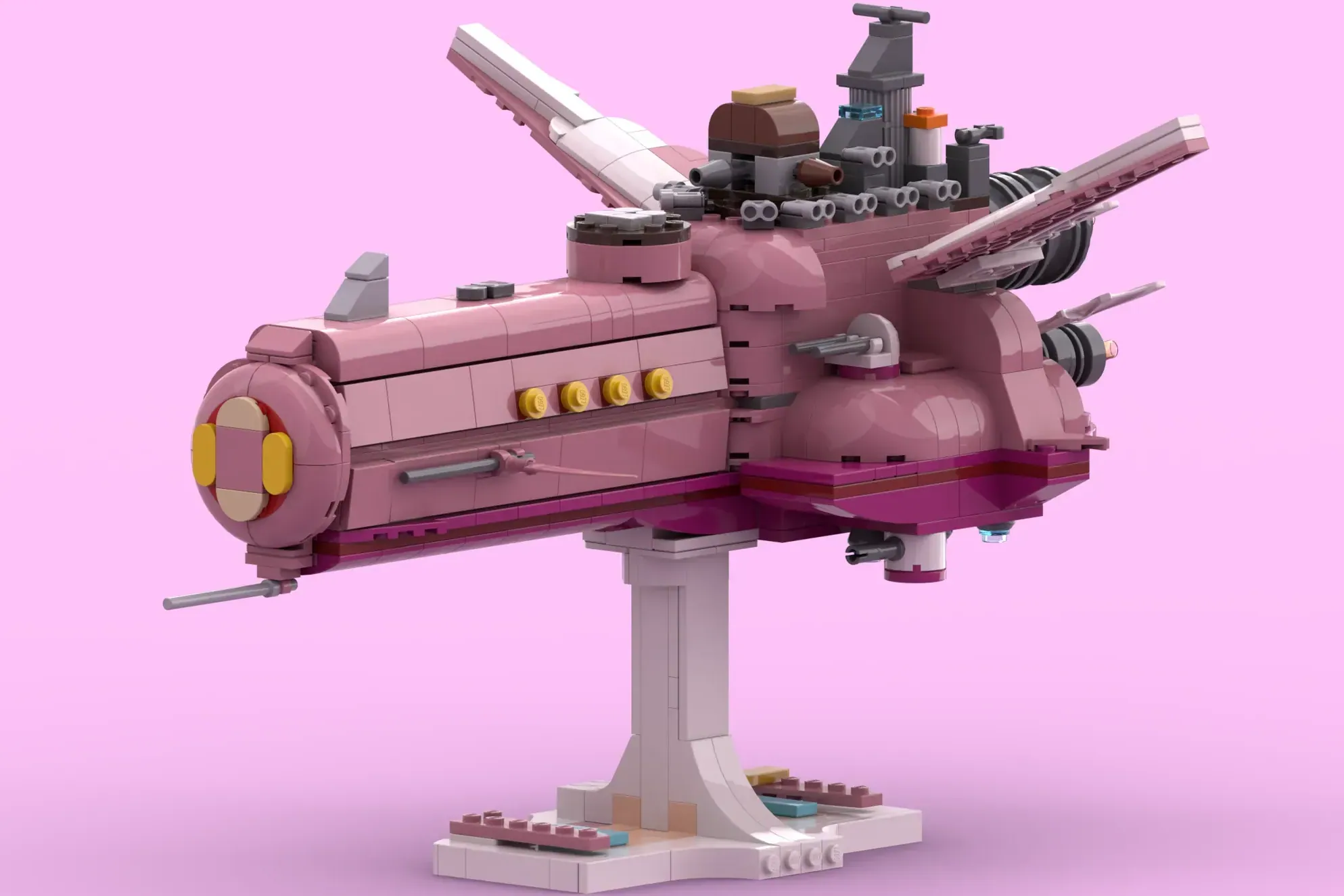 Kirby: Robobot Halberd Copy Ability Mini-Display Model | LEGO® Ideas