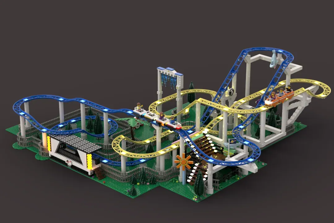 Intertwining Coasters (Sunrider and Starseeker) | LEGO® Ideas