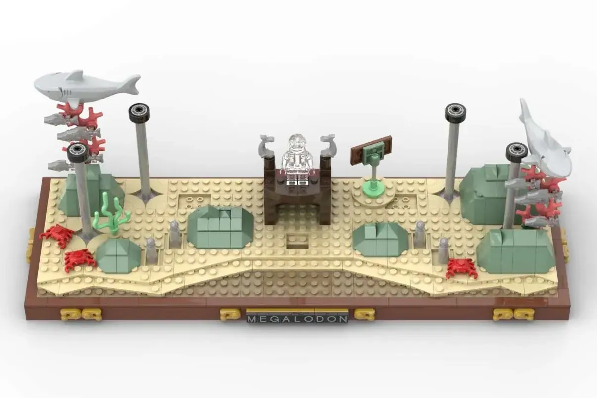 Megalodon Shark Tooth Display | LEGO® Ideas