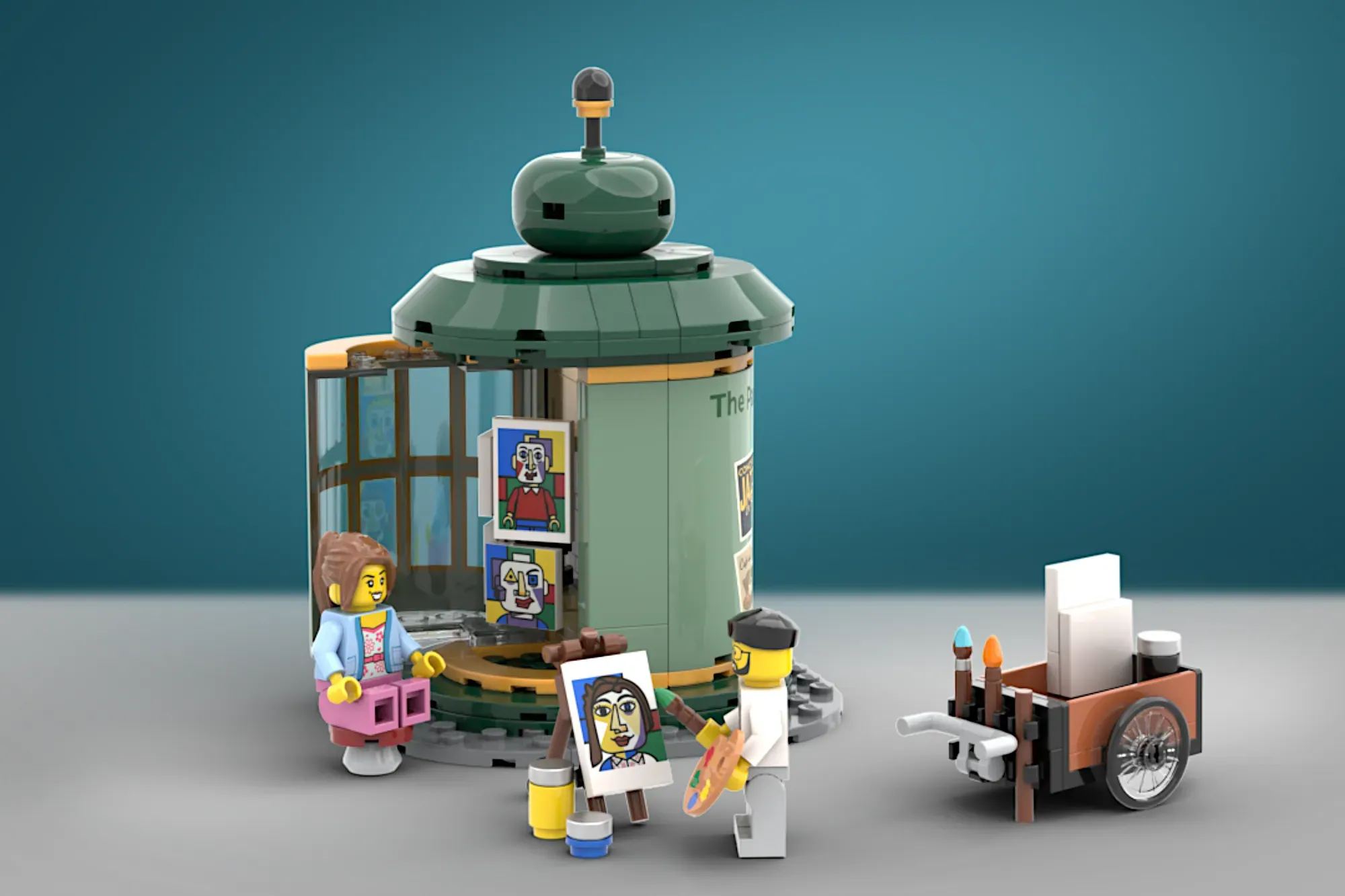 The Parisian Art Pavilion | LEGO® Ideas