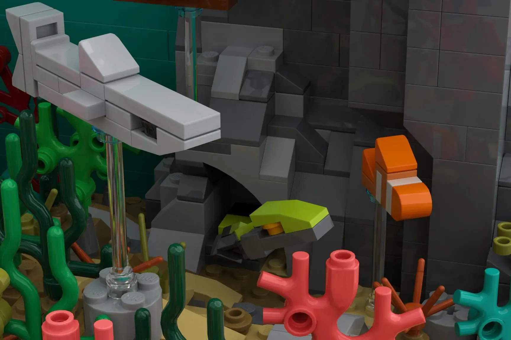The Coral Reef Ecosystem | LEGO® Ideas