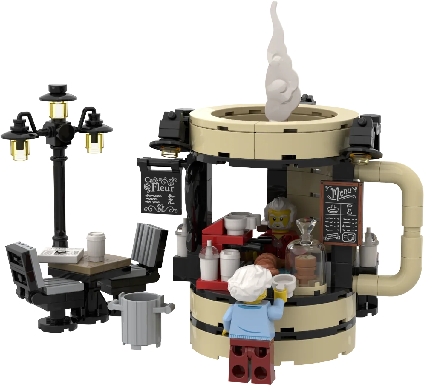 Cup Street Coffee Shop | LEGO® Ideas