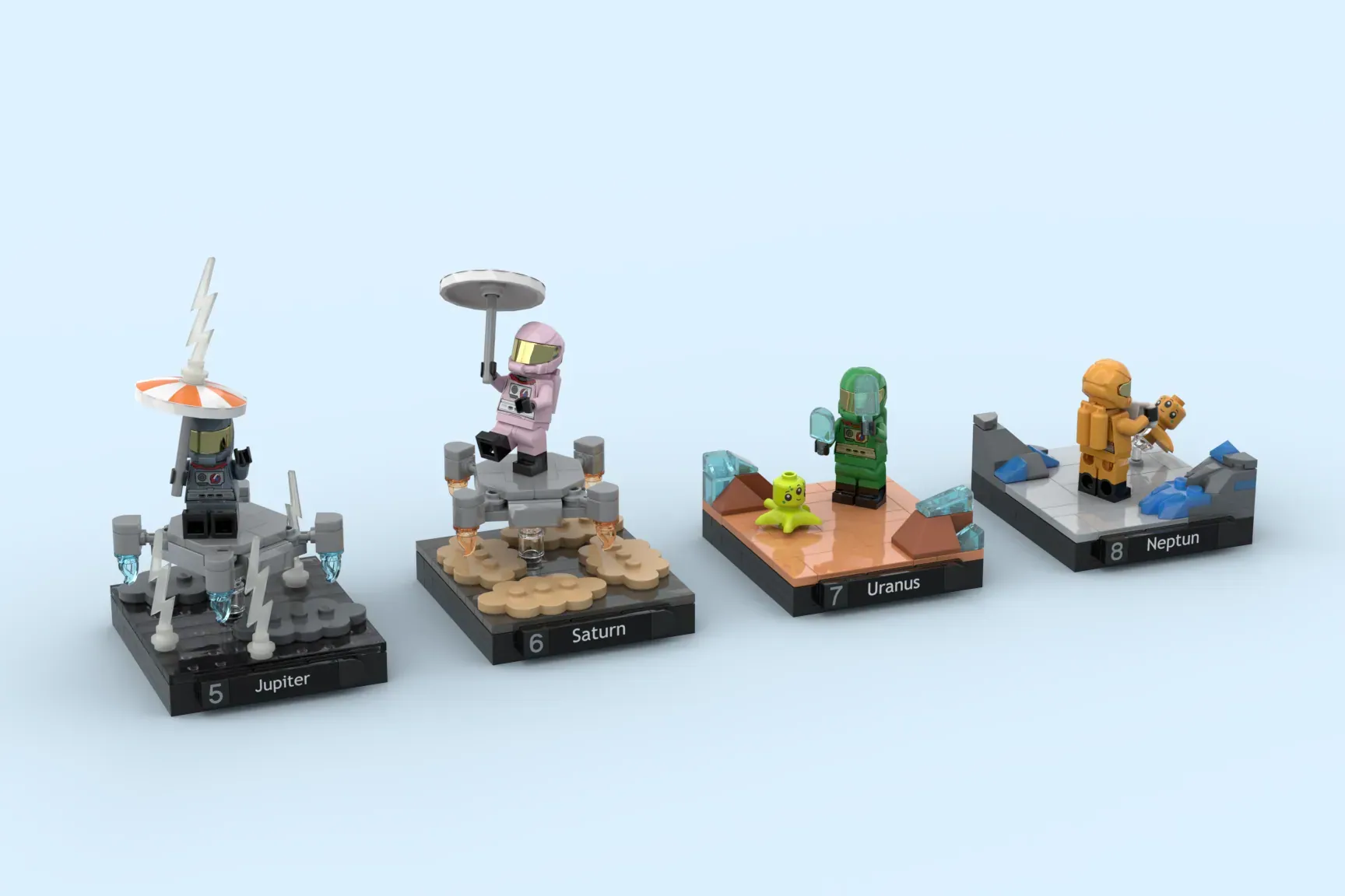 The Vacationer: All-Inclusive Vacation in Space! | LEGO® Ideas