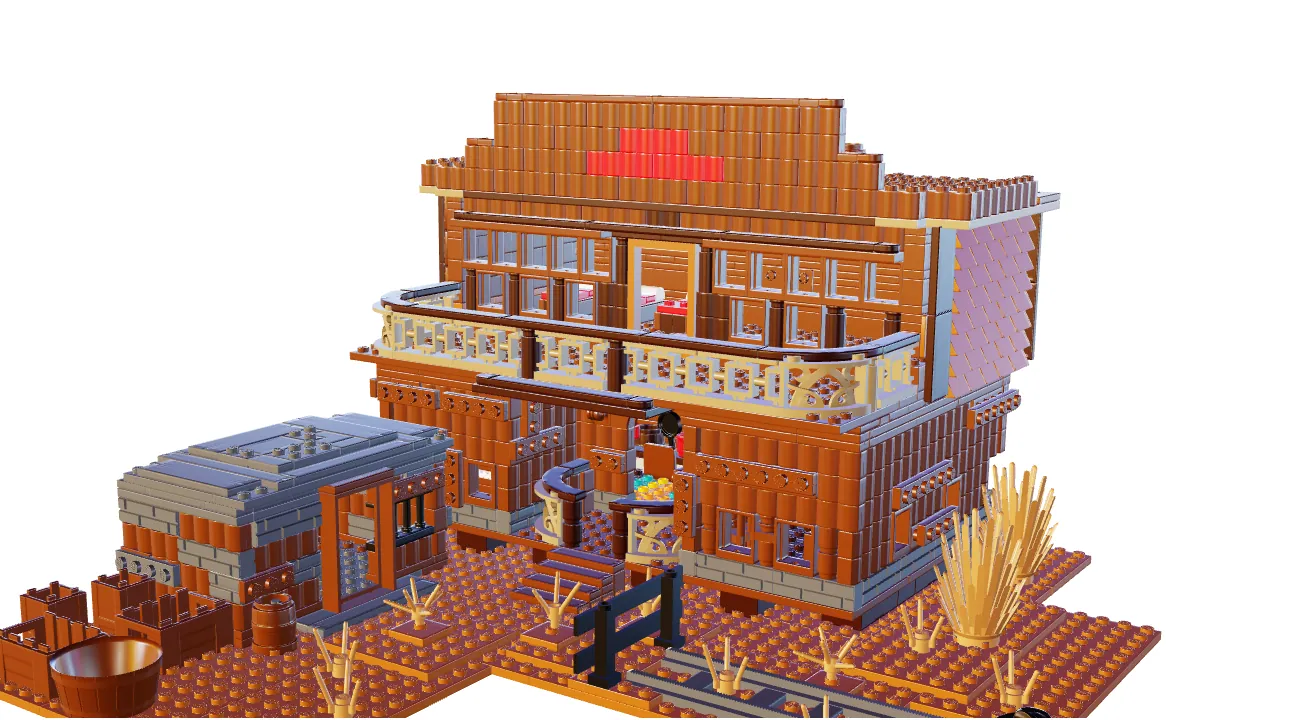 Wild West Saloon and Jail. | LEGO® Ideas