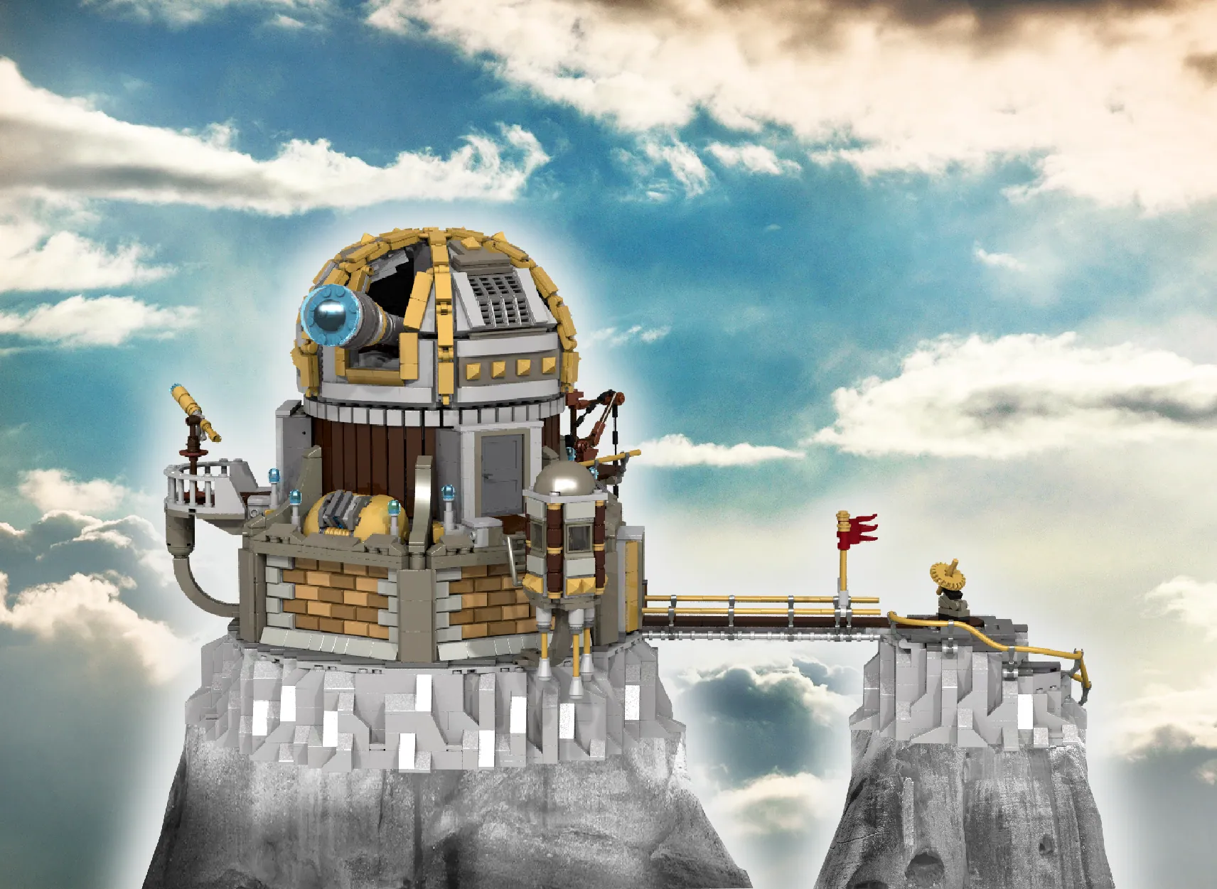 Steampunk Observatory "Amplerock Outlook" | LEGO® Ideas