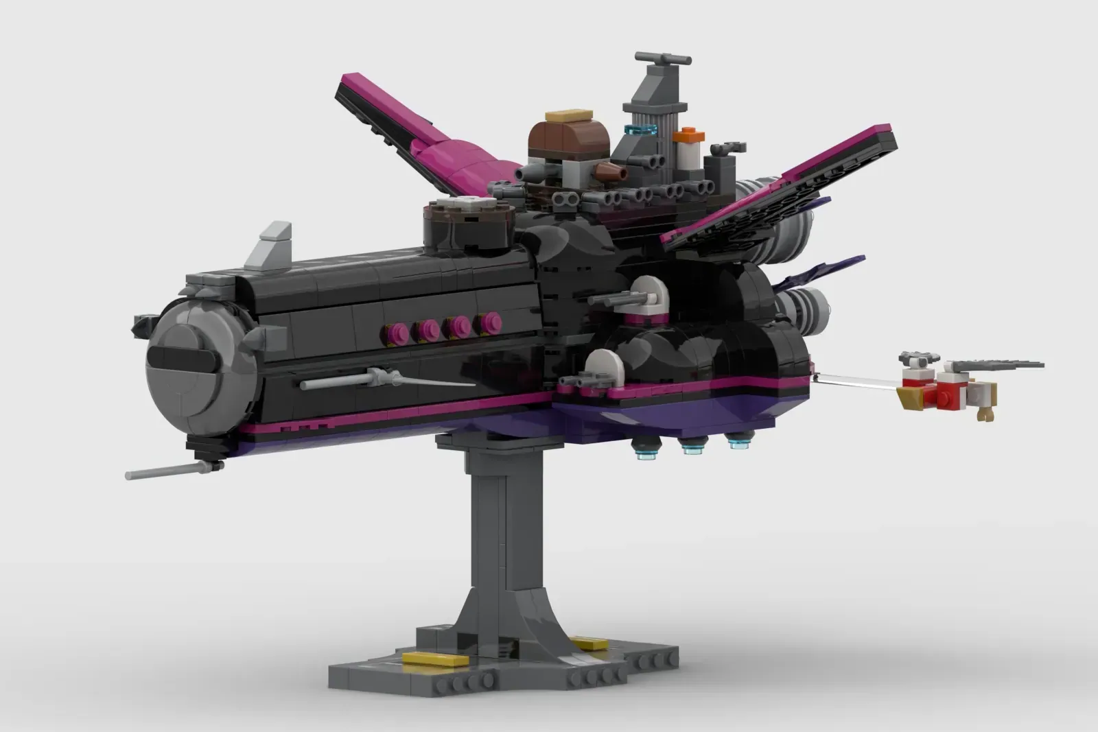 Kirby: Battleship Halberd Mini Display | LEGO® Ideas