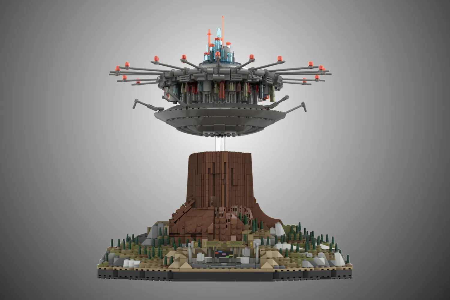 Devils Tower From Close Encounters of the Third Kind | LEGO® Ideas