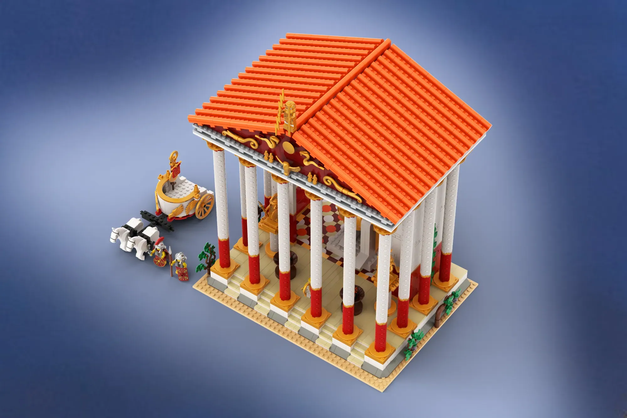 Roman Temple of Jupiter & Chariot | LEGO® Ideas