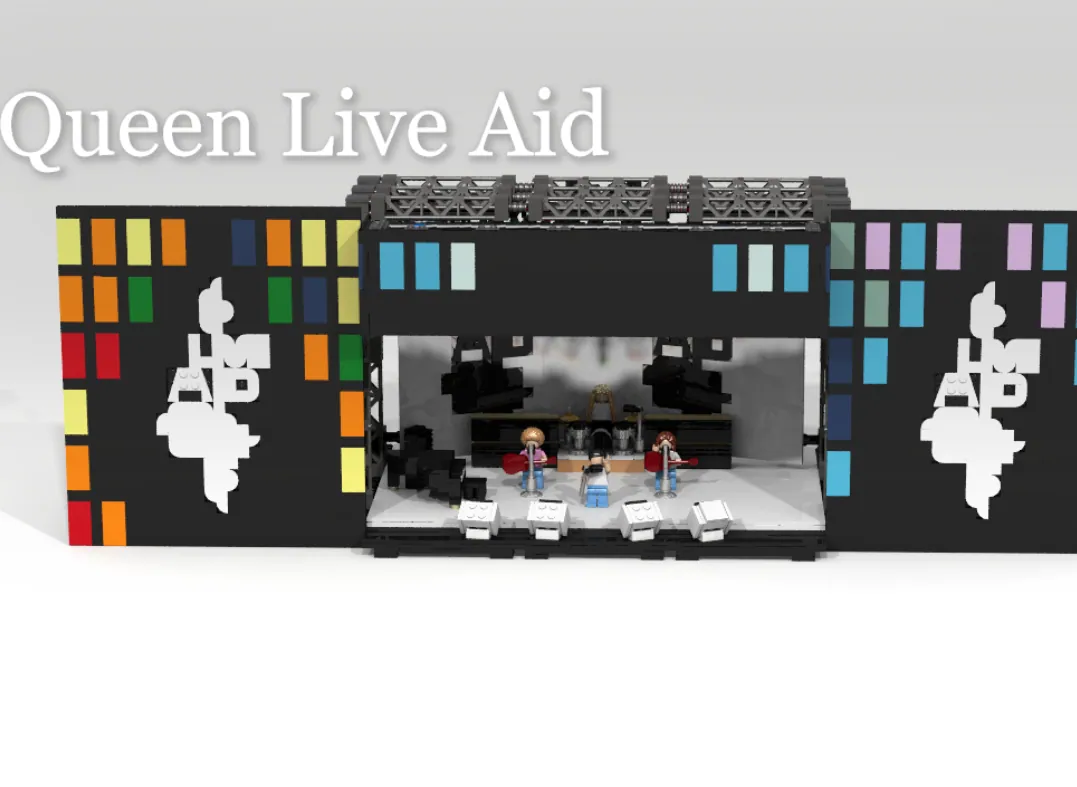 Queen Live Aid 1985 (Minifigure Scale) | LEGO® Ideas