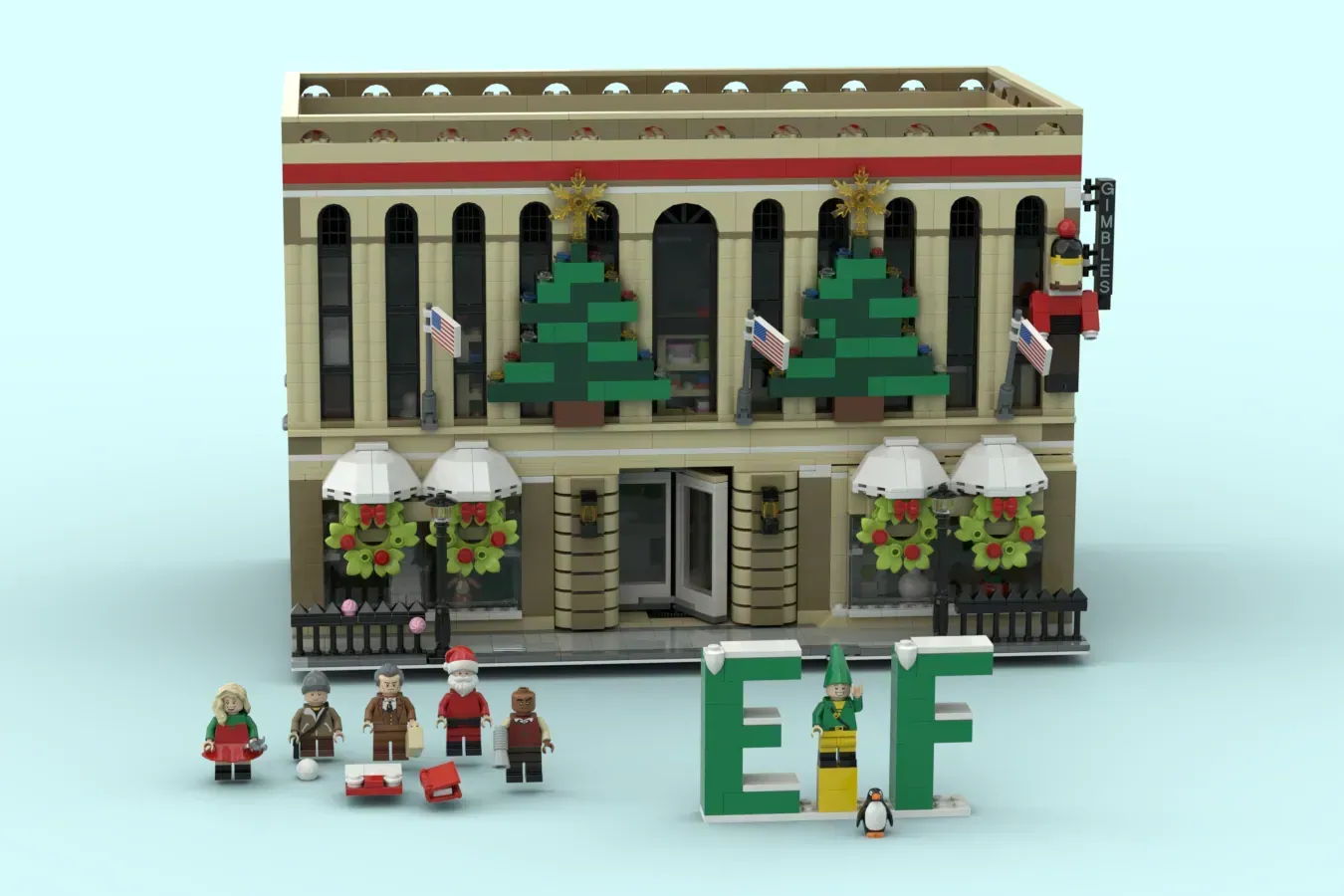 Gimbels Department Store From the Movie Elf | LEGO® Ideas