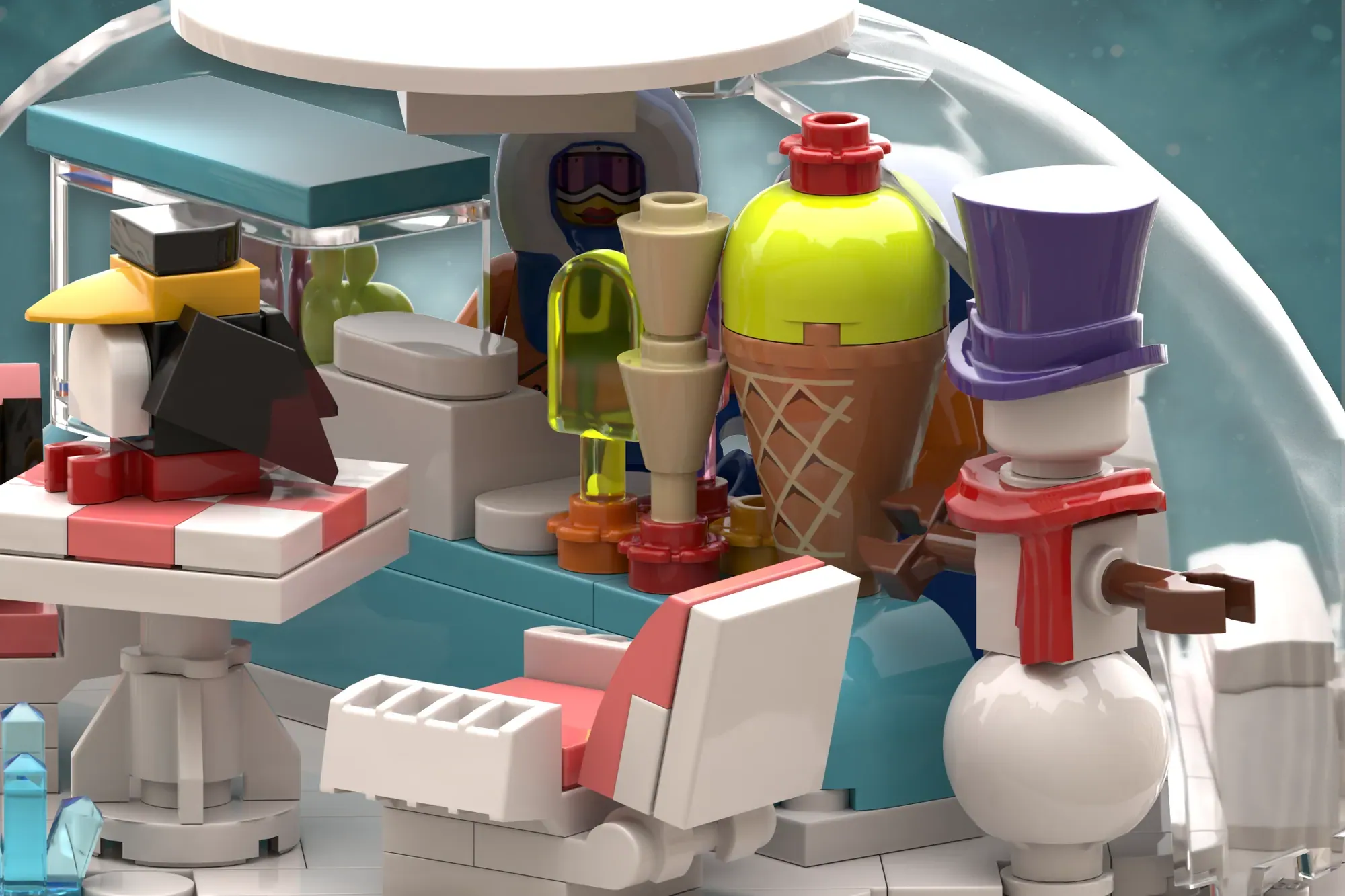 Igloo Ice Cream Stand | LEGO® Ideas